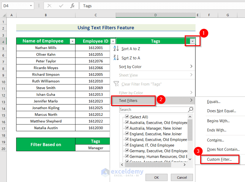 How To Use Multiple Tags In One Cell In Excel 4 Methods How To Use Multiple Tags In One Cell In Excel 4 Methods