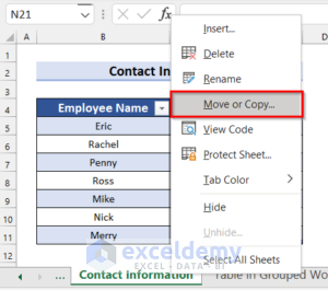 [Fixed!] Move or Copy Sheet Not Working in Excel - ExcelDemy