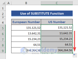 How to Convert European Number Format to US in Excel (4 Ways)