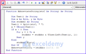How to Apply Abbreviation Using Formula in Excel - ExcelDemy