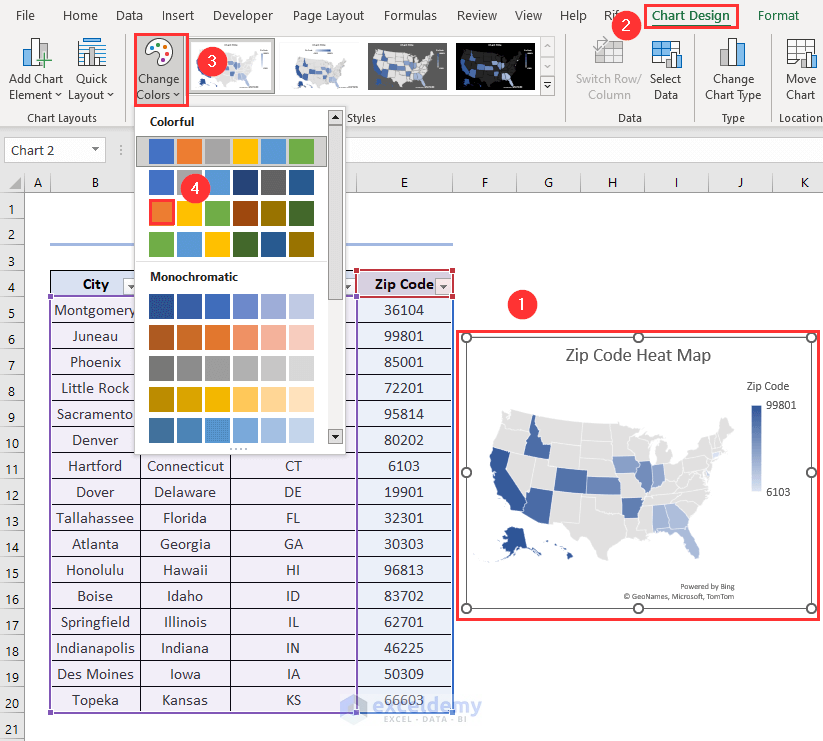 How To Create A Zip Code Heat Map In Excel with Useful Steps How To Create A Zip Code Heat Map In Excel with Useful Steps
