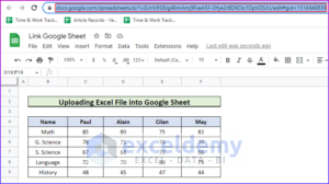 How to Link Excel to Google Sheets (with Easy Steps) - ExcelDemy