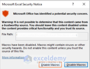 [Fixed!] Macros Not Working in Excel (3 Possible Solutions)