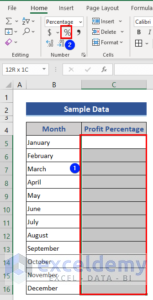 Percentage Showing as Thousand in Excel (Reason and Solution)