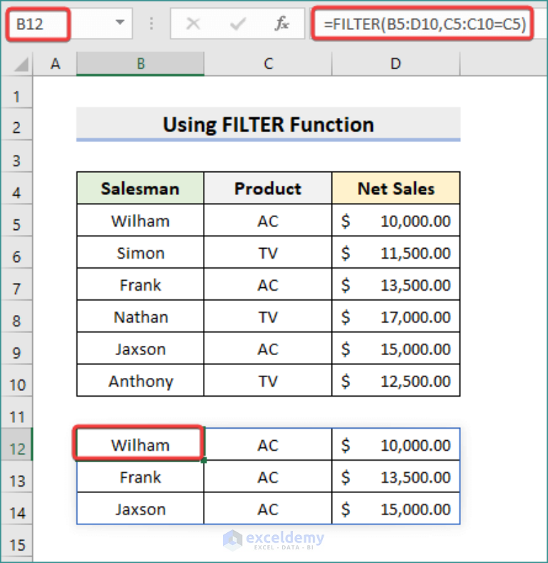 How to Copy Cell If Condition Is Met in Excel (7 Easy Ways)
