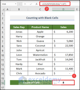 COUNTIF Function to Count Cells That Are Not Equal to Zero