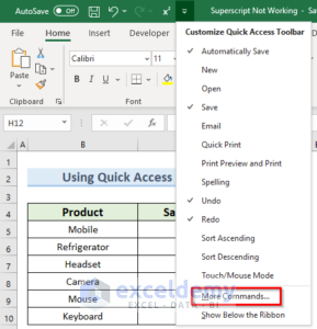 [Fixed!] Excel Superscript Not Working (4 Possible Solutions)