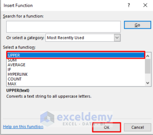 How to Change Font in Excel to All Caps (6 Simple Ways)