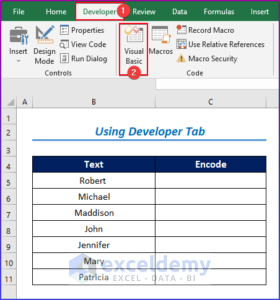 How to Encode Data in Excel (with Easy Steps) - ExcelDemy