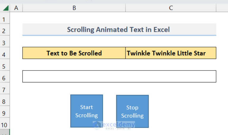 How to Animate Text in Excel (2 Efficient Methods) - ExcelDemy