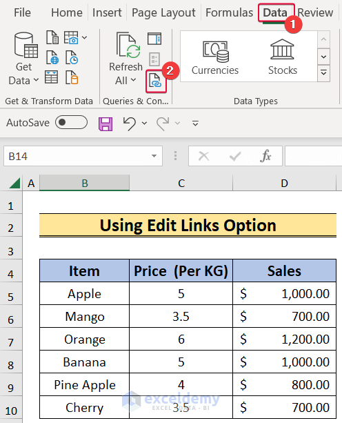 How to Find External Data Connections in Excel (5 Quick Tricks)