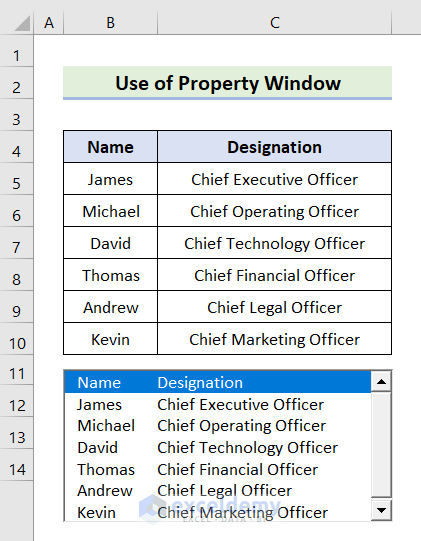 Create Listbox For Multiple Columns In Excel Vba 2 Easy Ways 6101
