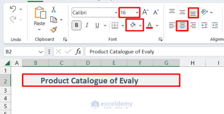 How to Make Catalogue in Excel (with Easy Steps) - ExcelDemy