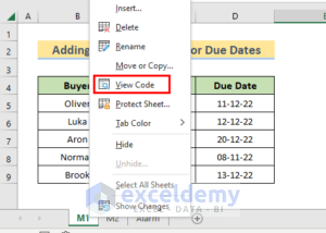 How to Create Popup Reminder in Excel (3 Ideal Examples)