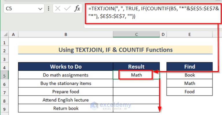 How to Check If Cell Contains One of Several Values in Excel