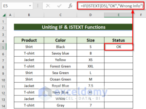 How to Use IF-THEN Statements with Text in Excel (7 Examples)
