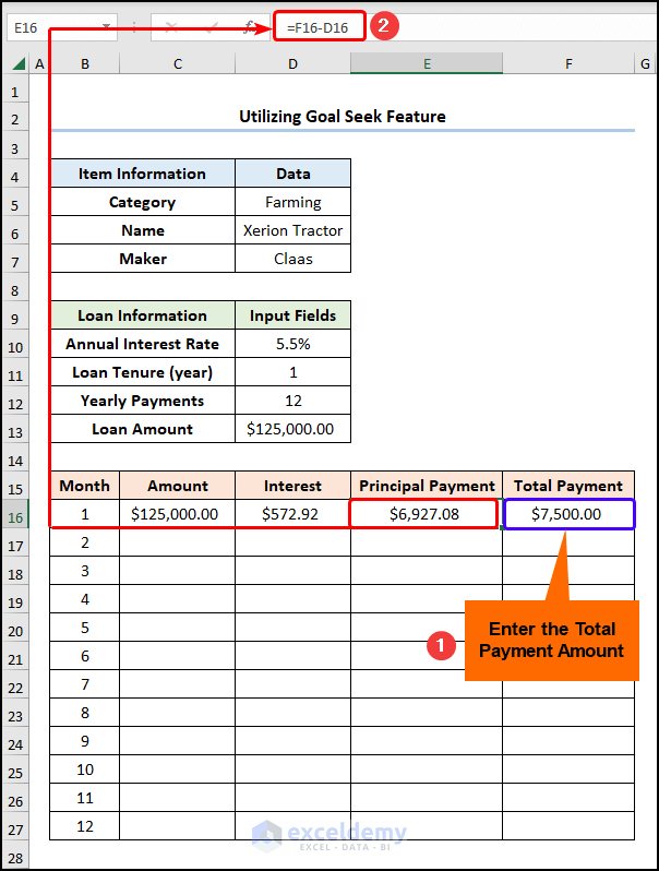 How to Make Chattel Mortgage Calculator in Excel (with Alternative)