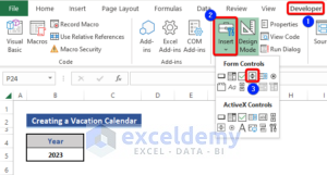 How to Make a Vacation Calendar in Excel (with Detailed Steps)