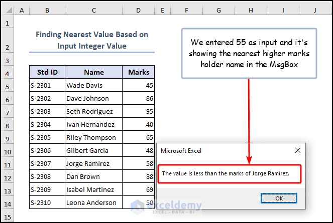 VBA InputBox for Integer Value Only in Excel - ExcelDemy