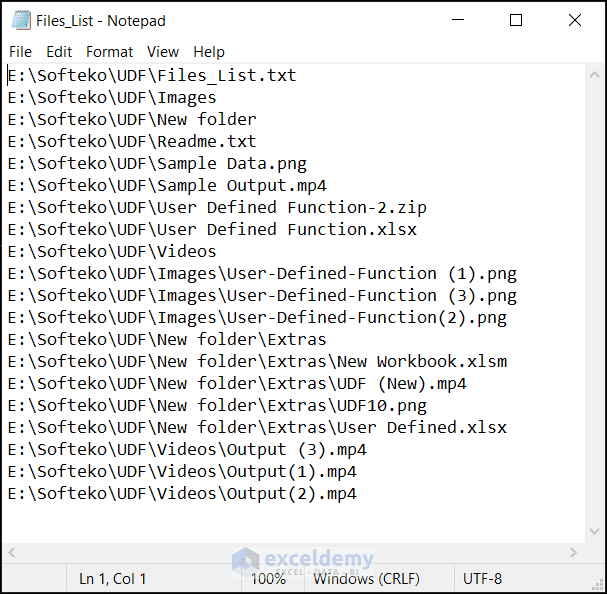 Excel VBA To List Files In Folder And Subfolders ExcelDemy