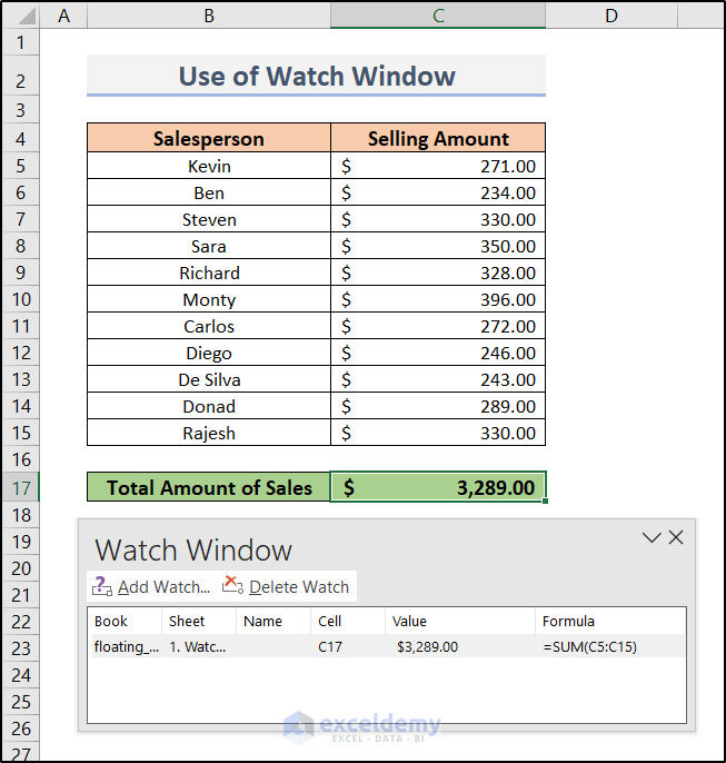 How To Create And Remove Floating Cells In Excel Exceldemy 7259