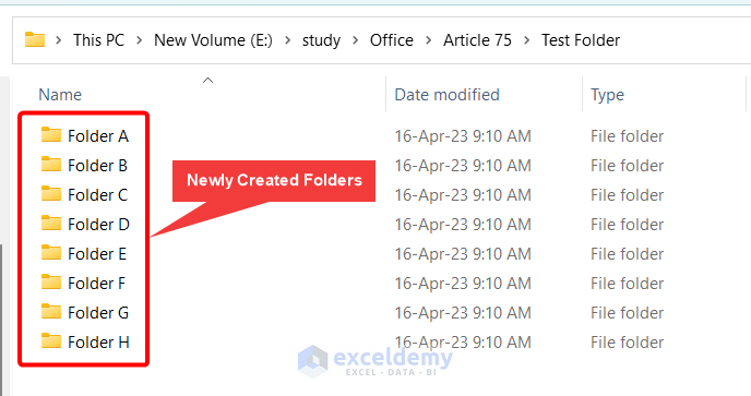 How To Use Macro To Create Folders From Excel List 3 Methods
