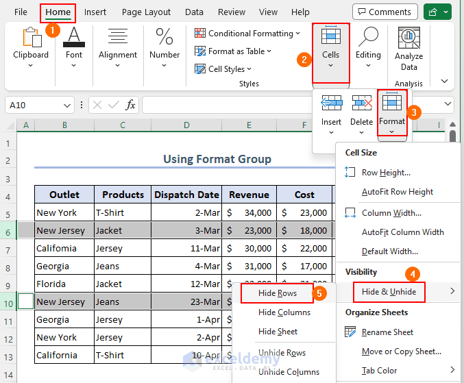 How To Hide Cells In Excel 3 Methods ExcelDemy How To Hide Cells In Excel 3 Methods ExcelDemy