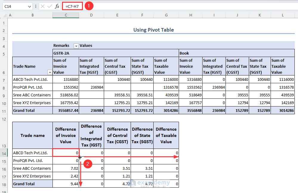 How To Do A GST Reconciliation In Excel 4 Methods ExcelDemy