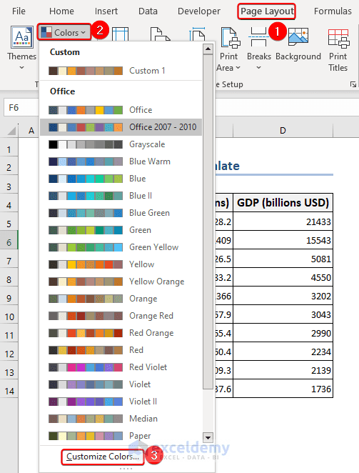 How To Make Good Excel Color Combinations 5 Methods ExcelDemy How To Make Good Excel Color Combinations 5 Methods ExcelDemy