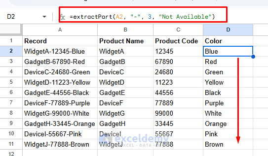 How to Extract Text from a Cell in Google Sheets (6 Ways)