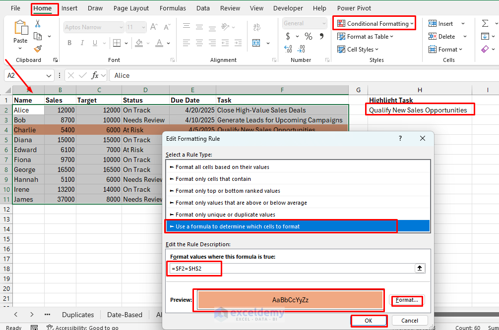 Advanced Conditional Formatting Techniques in Excel - ExcelDemy Advanced Conditional Formatting Techniques in Excel - ExcelDemy