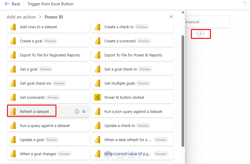How to Trigger Power BI or Power Automate Actions from Excel Buttons - ExcelDemy