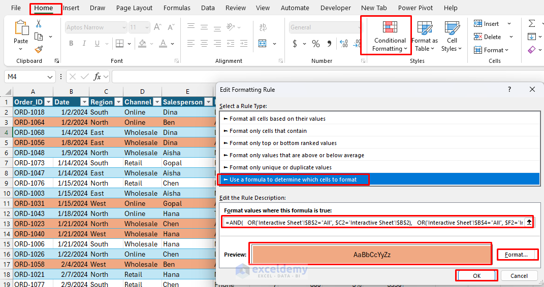 How To Make Interactive Excel Files Without Any Vba Exceldemy