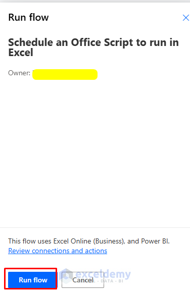 How to Trigger Power BI or Power Automate Actions from Excel Buttons - ExcelDemy