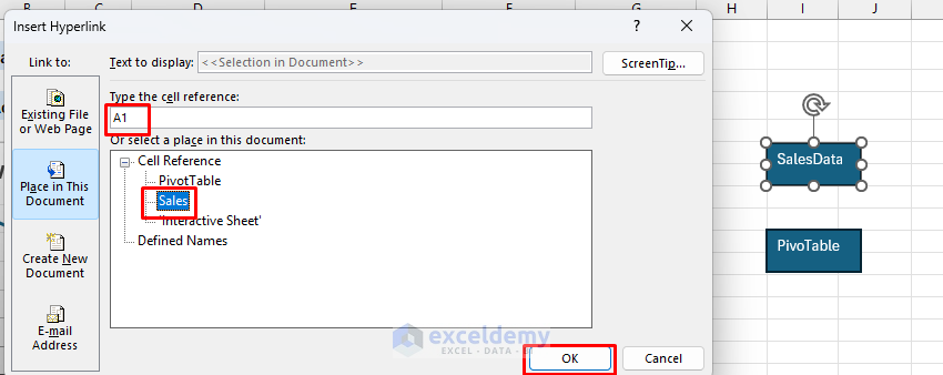 How To Make Interactive Excel Files Without Any Vba Exceldemy