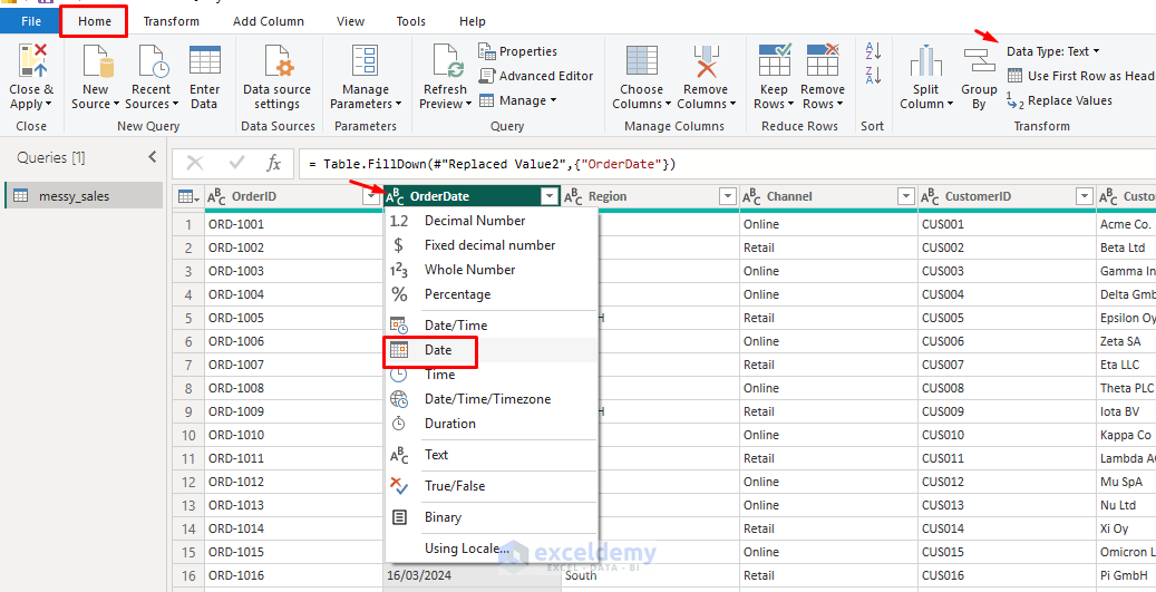 Turn Messy Data Into Insights: Data Cleaning in Power BI Step-by-Step - ExcelDemy