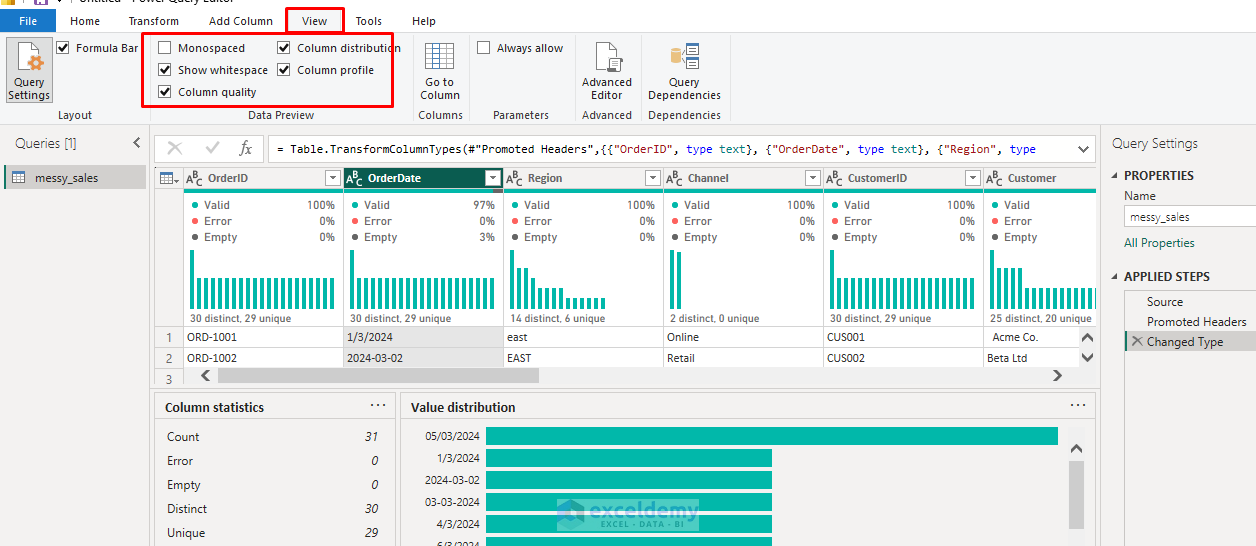 Turn Messy Data Into Insights: Data Cleaning in Power BI Step-by-Step - ExcelDemy