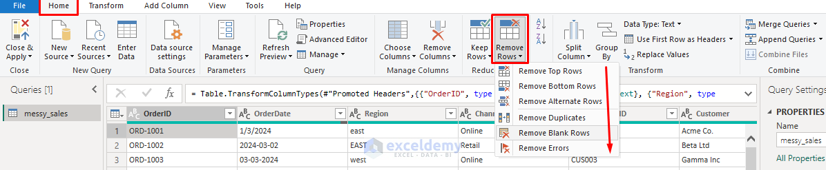 Turn Messy Data Into Insights: Data Cleaning in Power BI Step-by-Step - ExcelDemy