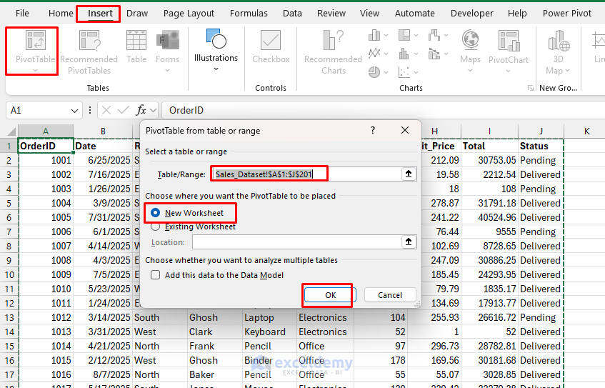 Tricks for Analyzing Large Excel Files