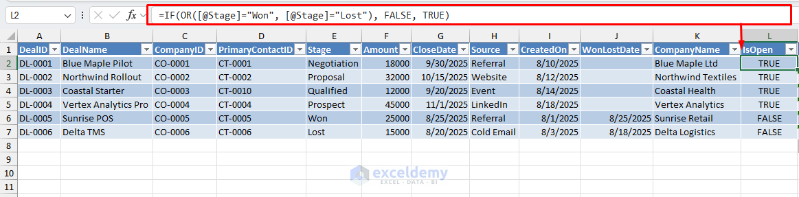 How to Build a Simple CRM in Excel That Actually Works - ExcelDemy