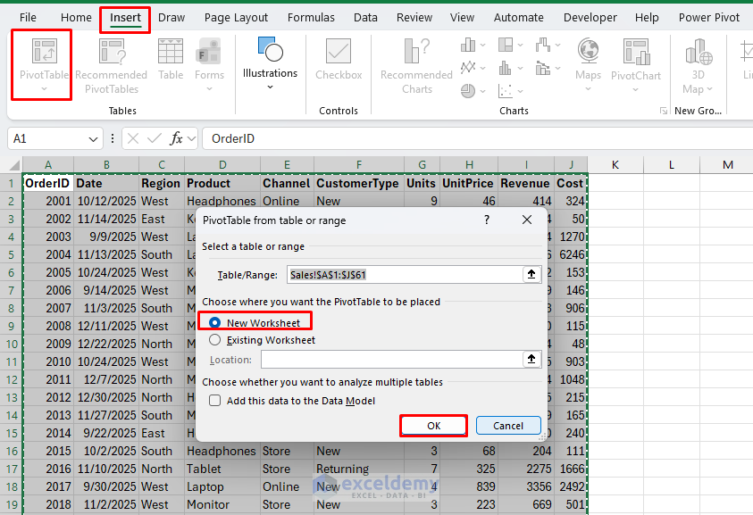 3 Ways to Use Excel Pivot Tables to Better Understand Your Data - ExcelDemy
